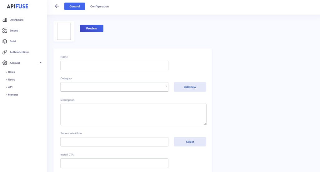 Listing Setup - APIfuse Docs