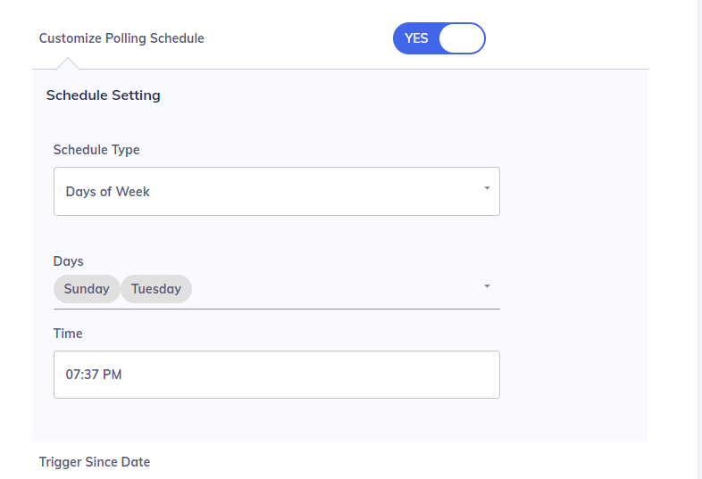Scheduled Trigger - APIfuse Docs